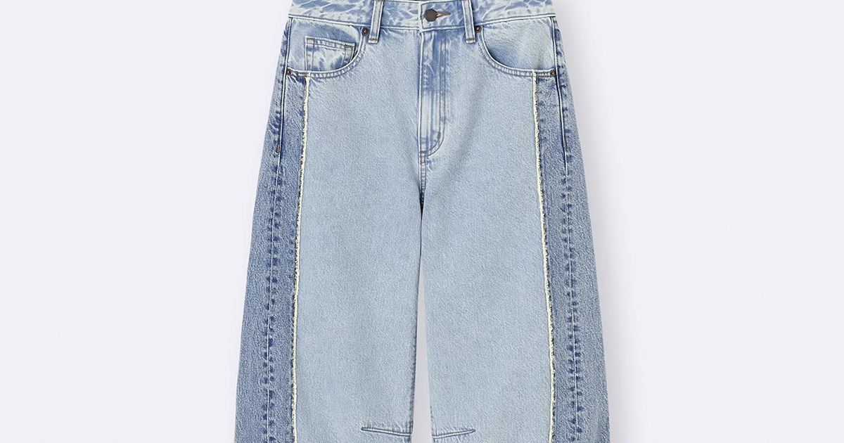 GUの“1490円ジーンズ”→裂いてリメイクしたら……「すっっっご!!!」 想像以上の大変身に「こんな可愛いお洋服があるか!!?」（1/2） | 女性 ねとらぼ